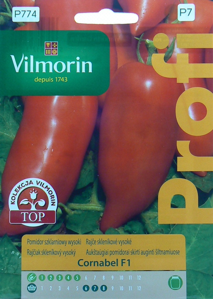 Pomidor szklarniowy wysoki CORNABEL F1 15 ziaren - 11782596613 - oficjalne archiwum Allegro