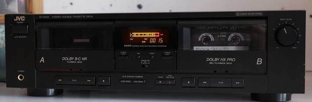 Jvc Td W204 Dwukasetowy Magnetofon Deck Db Hx Pro 13081584604