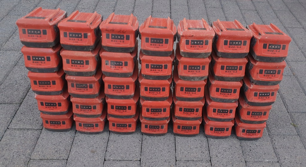 Akumulator bateria Hilti 21,6V B22 5,2Ah Li-Ion - 9955938058 - oficjalne archiwum Allegro