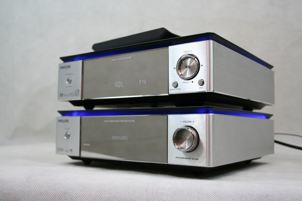 Wieża PHILIPS MCD-708 |2x30W|Divx|Pilot| - 13049440082 - oficjalne ...