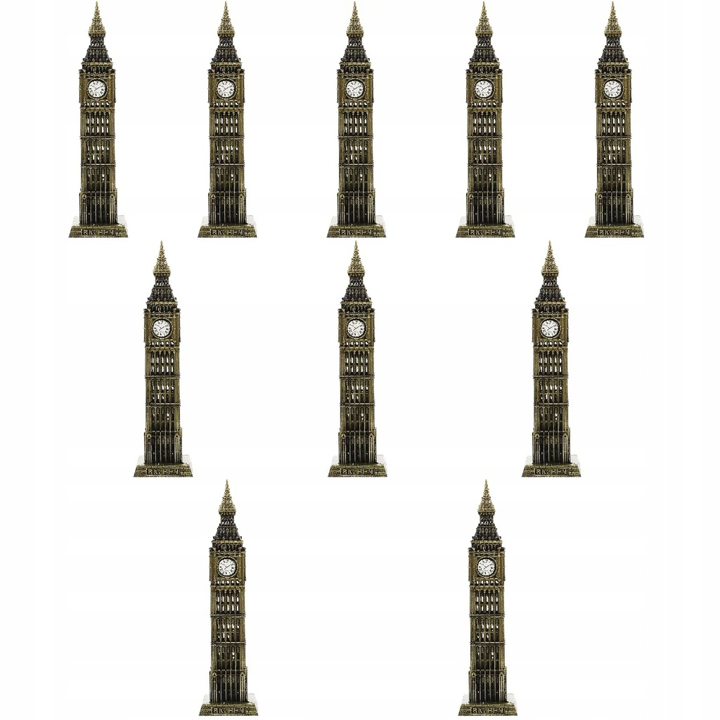 BIG BEN CLOCK TOWER STATUE 10 PCS - 13663176804 - oficjalne archiwum ...