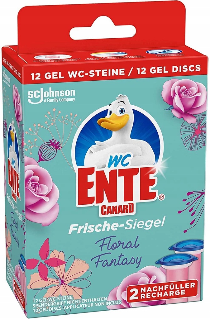 WC ENTE ŻELOWE KOSTKI DO WC 5x 72ml WYCISKANE DE - 10732402097 ...
