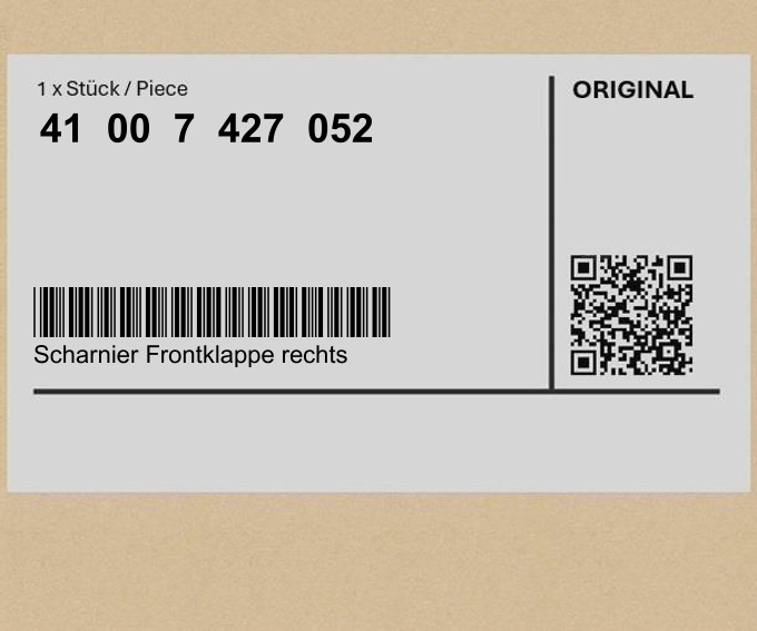 Zawias Maski Prawy BMW F90 G30 G11 G12 F91 G14 G15 - 14361126260 ...