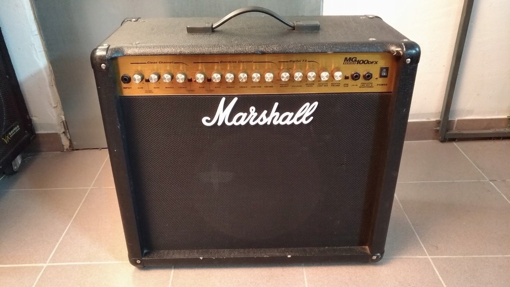 WZMACNIACZ MARSHALL MG 100 DFX!!! - 7789623625 - oficjalne archiwum Allegro