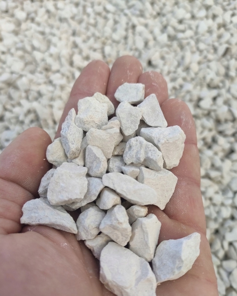 GRYS WAPIENNY ŻWIR BEŻOWY , BIAŁY OZDOBNY, DEKORYCYJNY OGRÓD 8-16 MM 20 ...