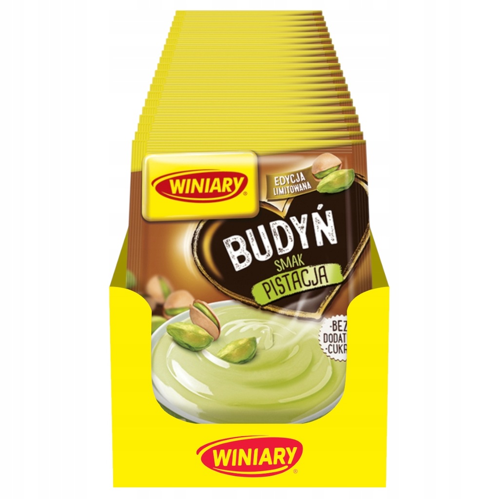 WINIARY Budyń pistacjowy bez dodatku cukru 20x 35g - 13402381148 ...