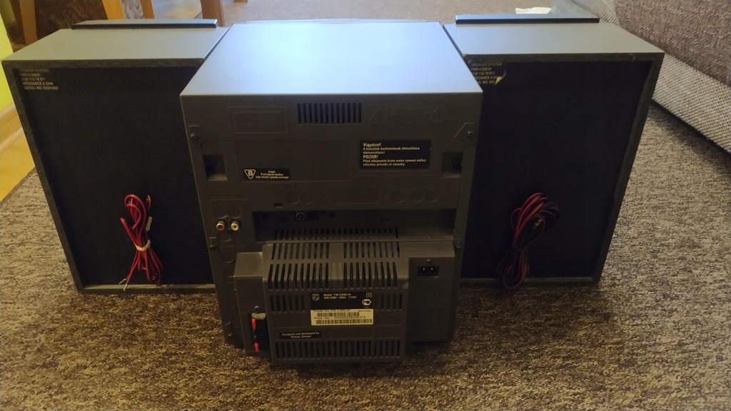 Philips FW-C399 3-CD Double Cassette Bass Hifi System Shelf, 41% OFF