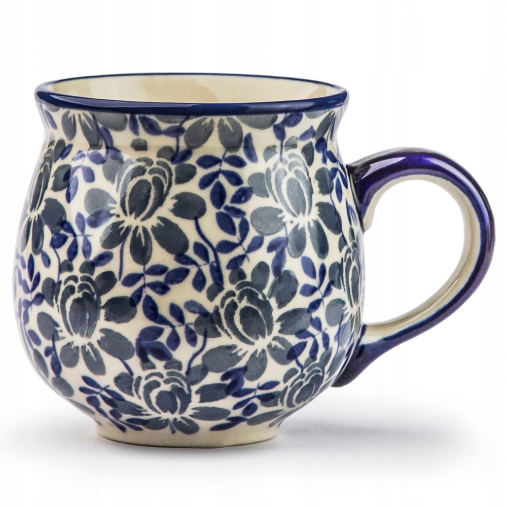 Kubek do kawy czeski ceramiczny Manufaktura Bolesławiec 300 ml dek. AS53 K2 - 15225897681 ...