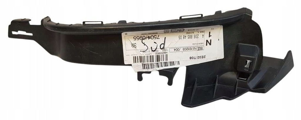 Mercedes C W206 prowadnica ślizg tył lewy A2068854805 NOWY ORYGINAŁ ...