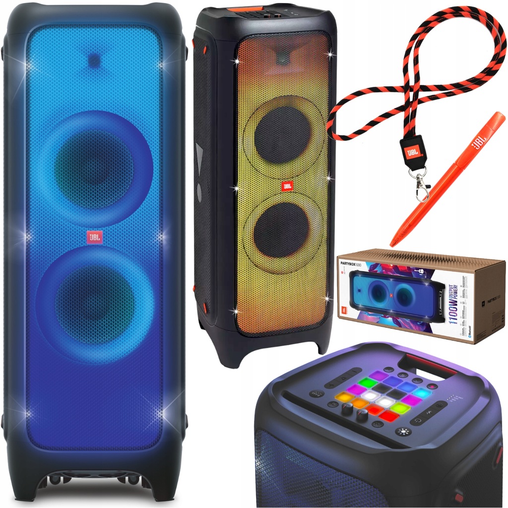 JBL PARTYBOX 1000 GŁOŚNIK PRZENOŚNY POWER AUDIO - 11838117101 ...
