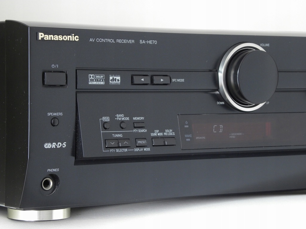 PANASONIC SA-HE70 - amplituner 5.1, DPLII - 7996998168 - oficjalne archiwum Allegro
