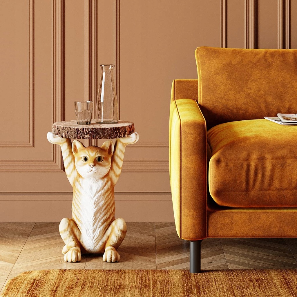 Stolik kawowy Kare Design Animal Ms Cat, Ø33cm KOT - 12419923409 ...