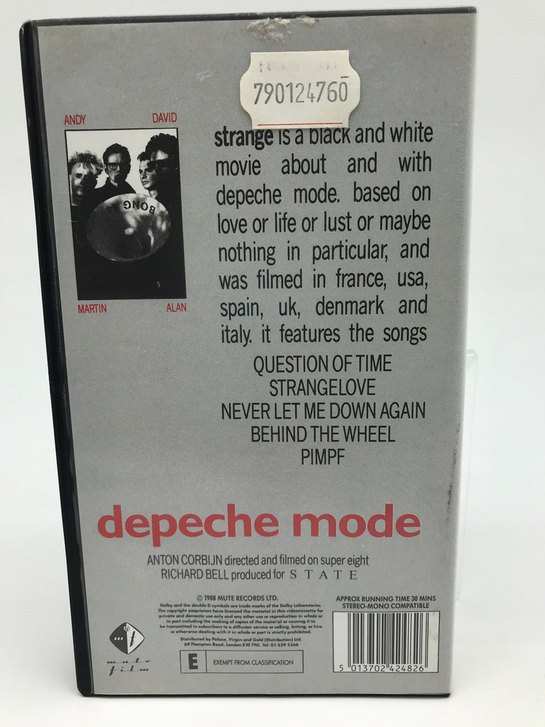 Купить VHS - Depeche Mode - Strange: отзывы, фото и характеристики на ...