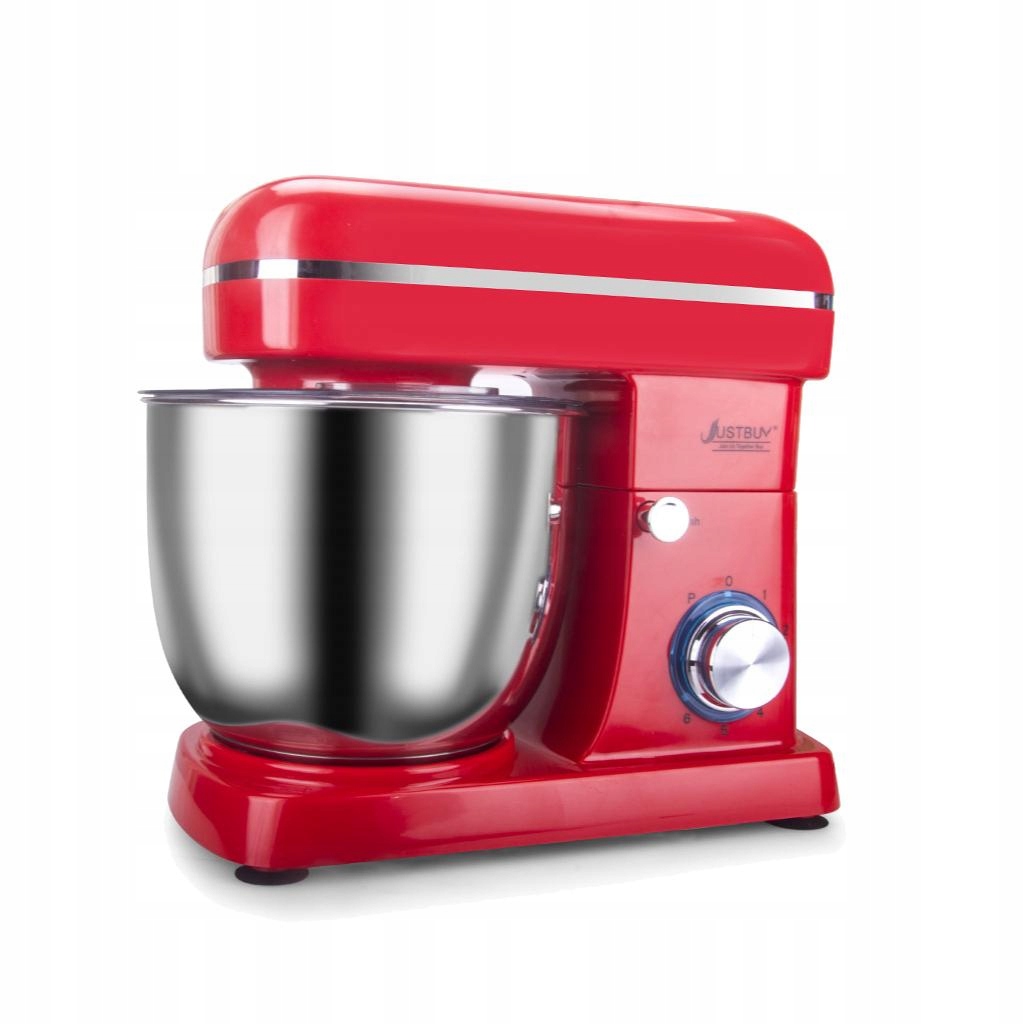 Electric Stand Mixer Bread Dough Maker Tilt Head 1500W Wire Whip & Red ...