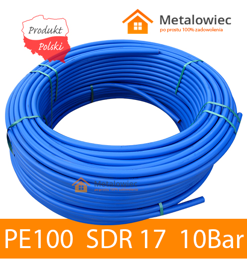 Rura do wody PE100 40 2,4 wodna PN10 Wodociąg 150m - 7400688418 - oficjalne archiwum Allegro