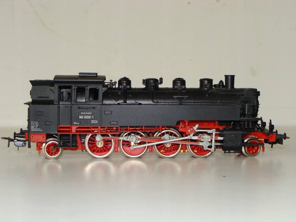 LOKOMOTYWA PAROWÓZ BR 86 1800-1 - PIKO - H0 - 13608780079 - oficjalne archiwum Allegro