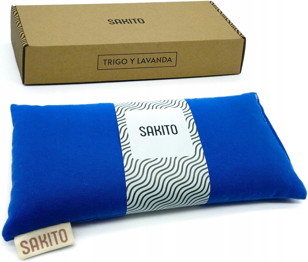 Sakito Worek termiczny z nasion pszenicy i lawendy, rozmiar 25cm x 12cm ...