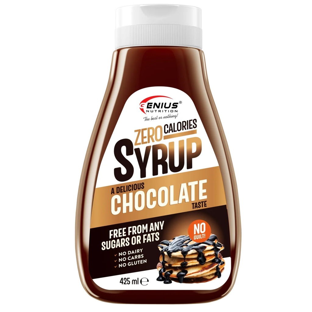 Genius Nutrition Syrup SOS zero 425ml Czekoladowy - 13328217082 ...