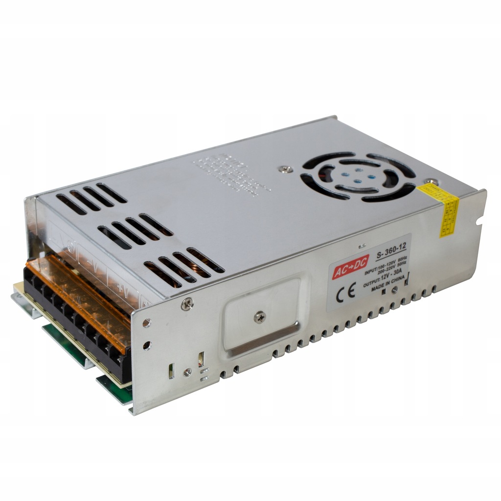 Zasilacz montażowy 12V 350W do LED SLIM - 11917385976 - oficjalne archiwum Allegro
