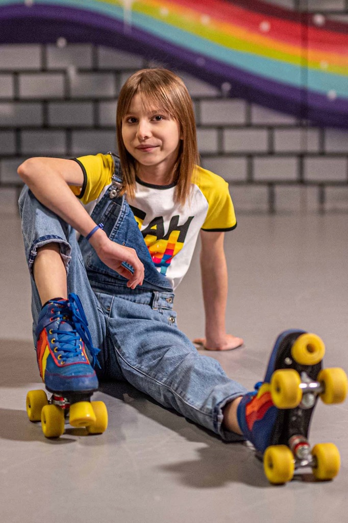 Dziewczęce spodnie ogrodniczki 164 Coccodrillo - 12037634900 - oficjalne archiwum Allegro