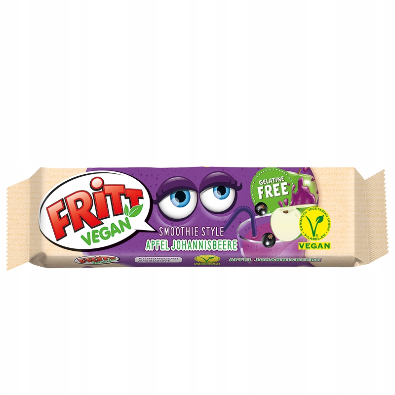Fritt Vegan Apfel&Johannisbeere Rozpuszczalna Guma do Żucia 56 g ...