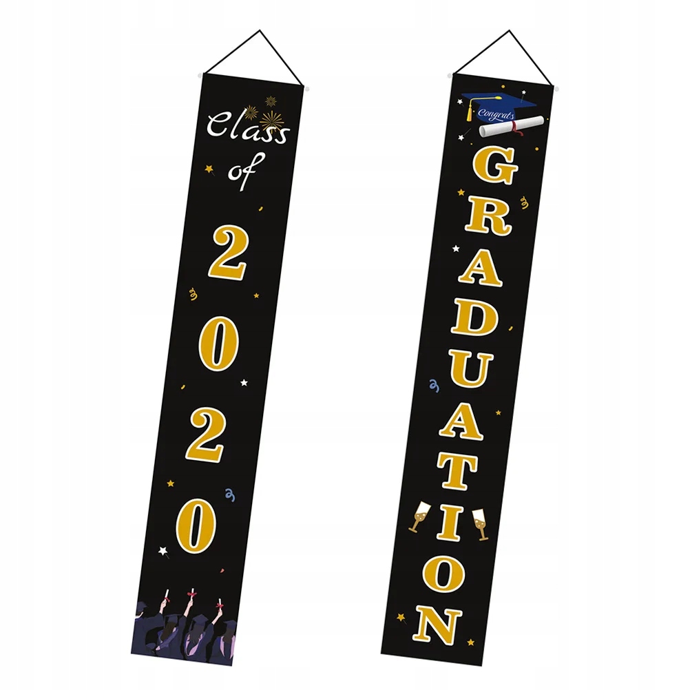 2020 Graduation Front Door Signs - 14211489328 - oficjalne archiwum Allegro