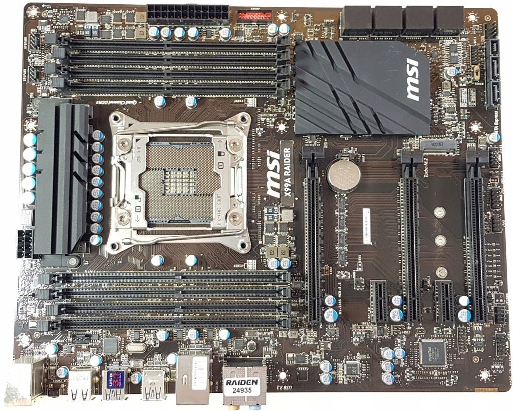 Płyta główna MSI X99A RAIDER socket 2011-3 - 12484924862 - oficjalne ...