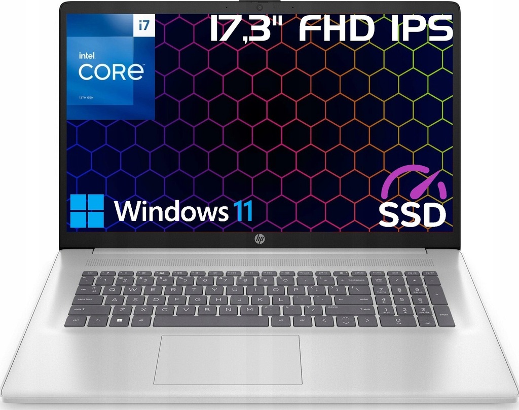Laptop dla nauczyciela HP 17 Intel i7-1355U DDR4 16GB SSD 1000GB Win11 - 17438707279 - oficjalne ...