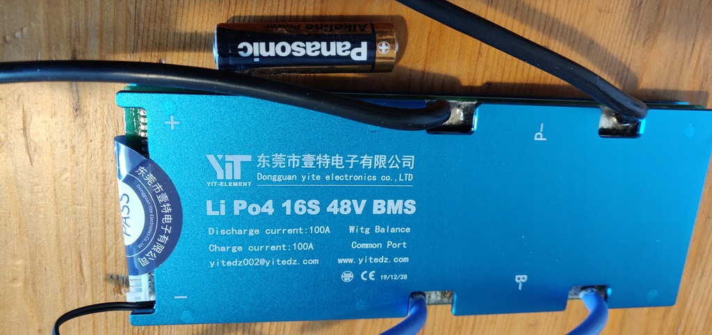 MOCNY BMS z Balanserem - LiFePo4 16S 100A 48V NOWY - 11487298482 - oficjalne archiwum Allegro