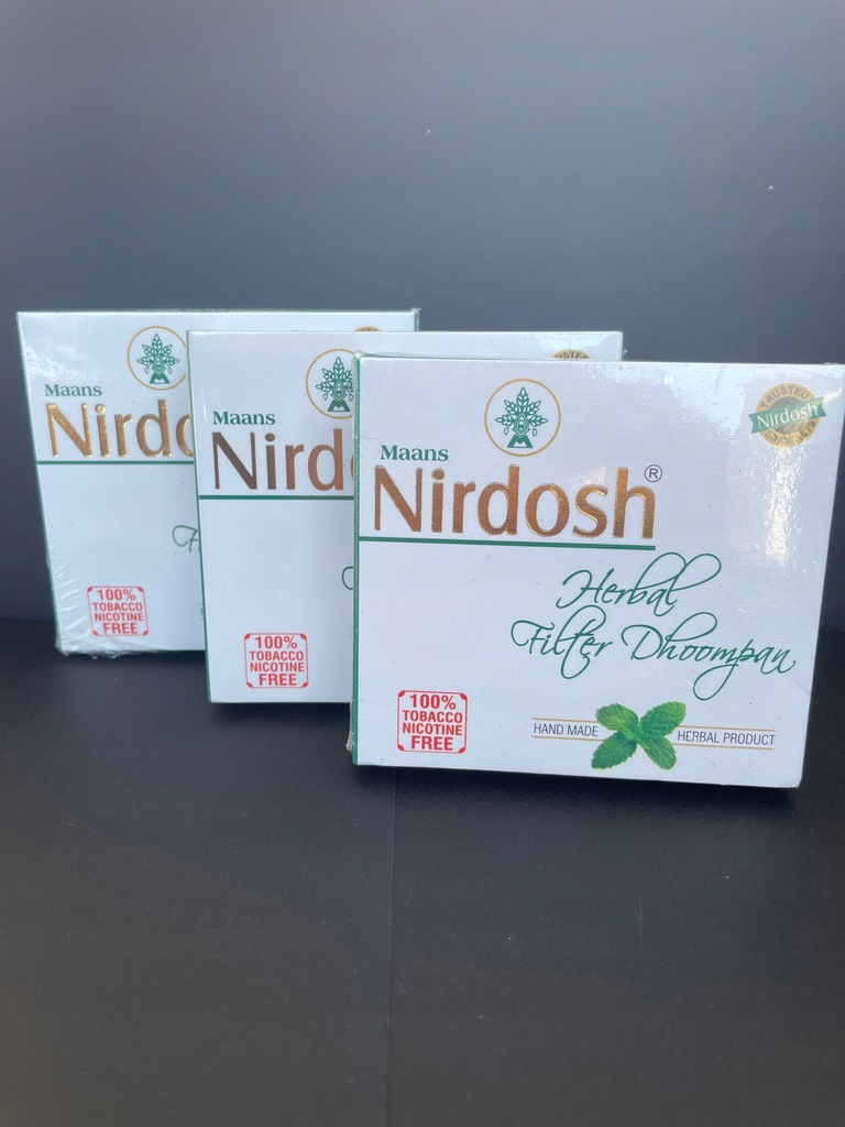 3-PAK Papierosy ziołowe beznikotynowe Nirdosh - 14415127441 - oficjalne archiwum Allegro