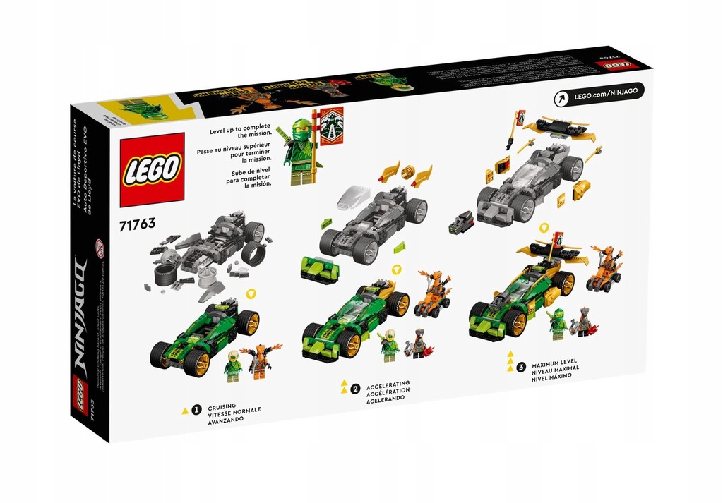 Купить LEGO NINJAGO Гоночная машина Ллойда EVO 71763: отзывы, фото и ...