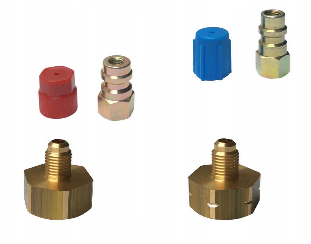 REDUKCJA NA BUTLE R134a + R1234yf + ADAPTERY WC NC - 9795166684 - oficjalne archiwum Allegro