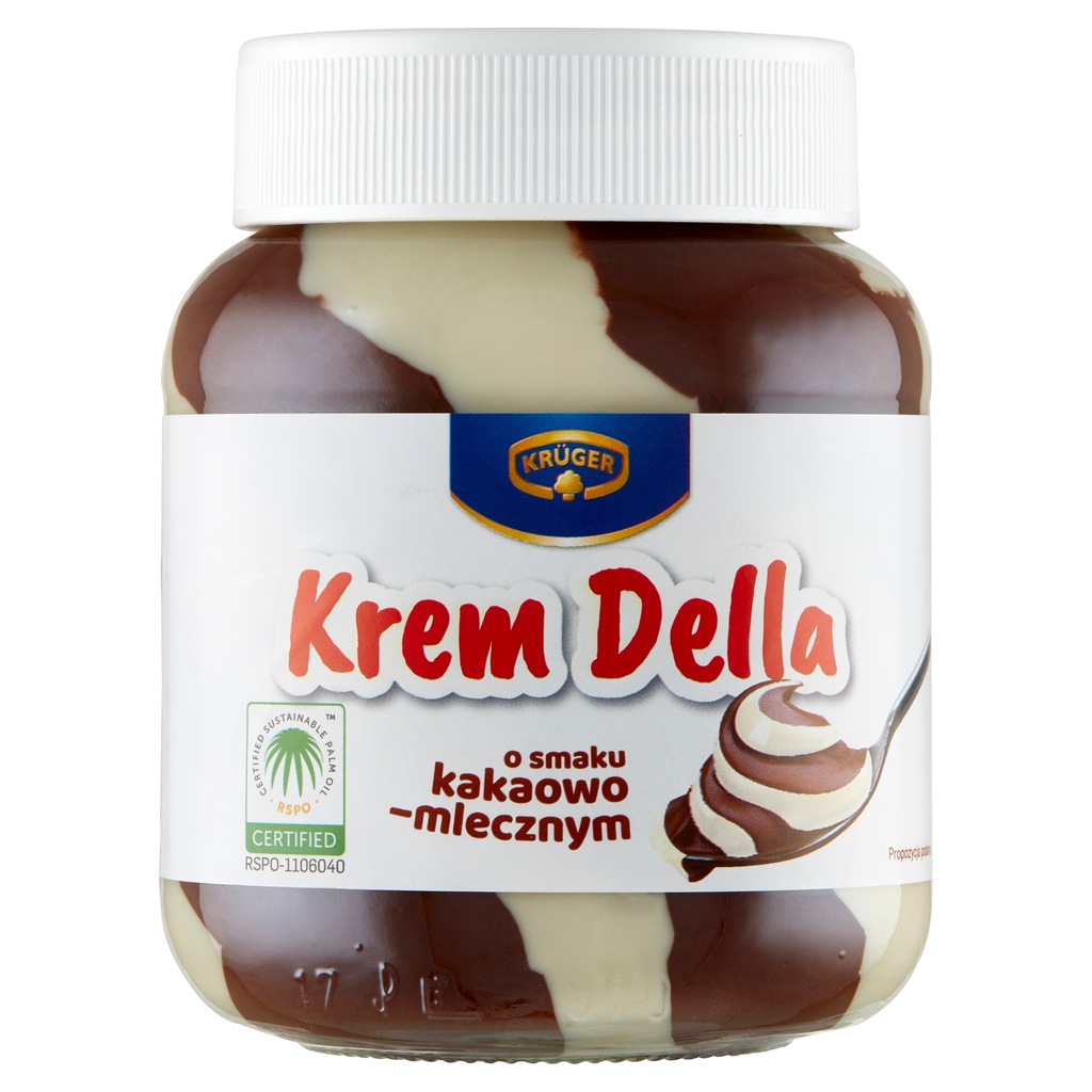 Krüger Krem Della o smaku kakaowo-mlecznym 350 g - 13609533617 ...