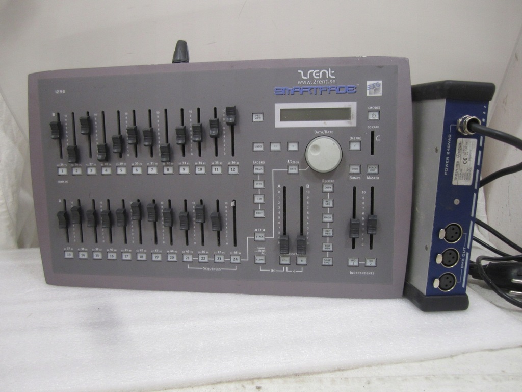 Konsola DJ ETC 2rent SmartFade 1248 Mixer Mikser - 12401314404 ...