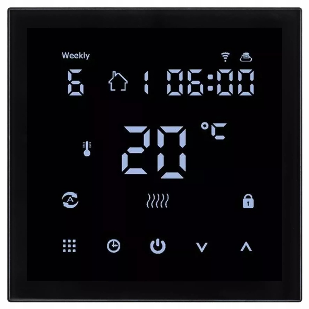 Regulator temperatury termostat TVT 45 WiFi dotyk - 12224585676 ...