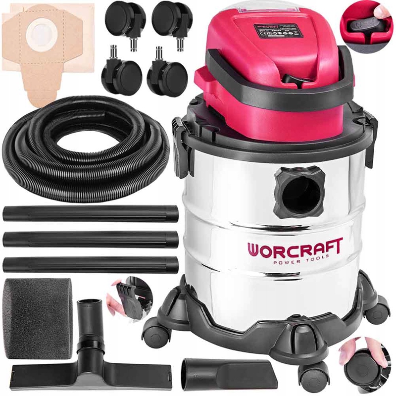 Odkurzacz przemysłowy akumulatorowy 20V - 13390726397 - oficjalne archiwum Allegro