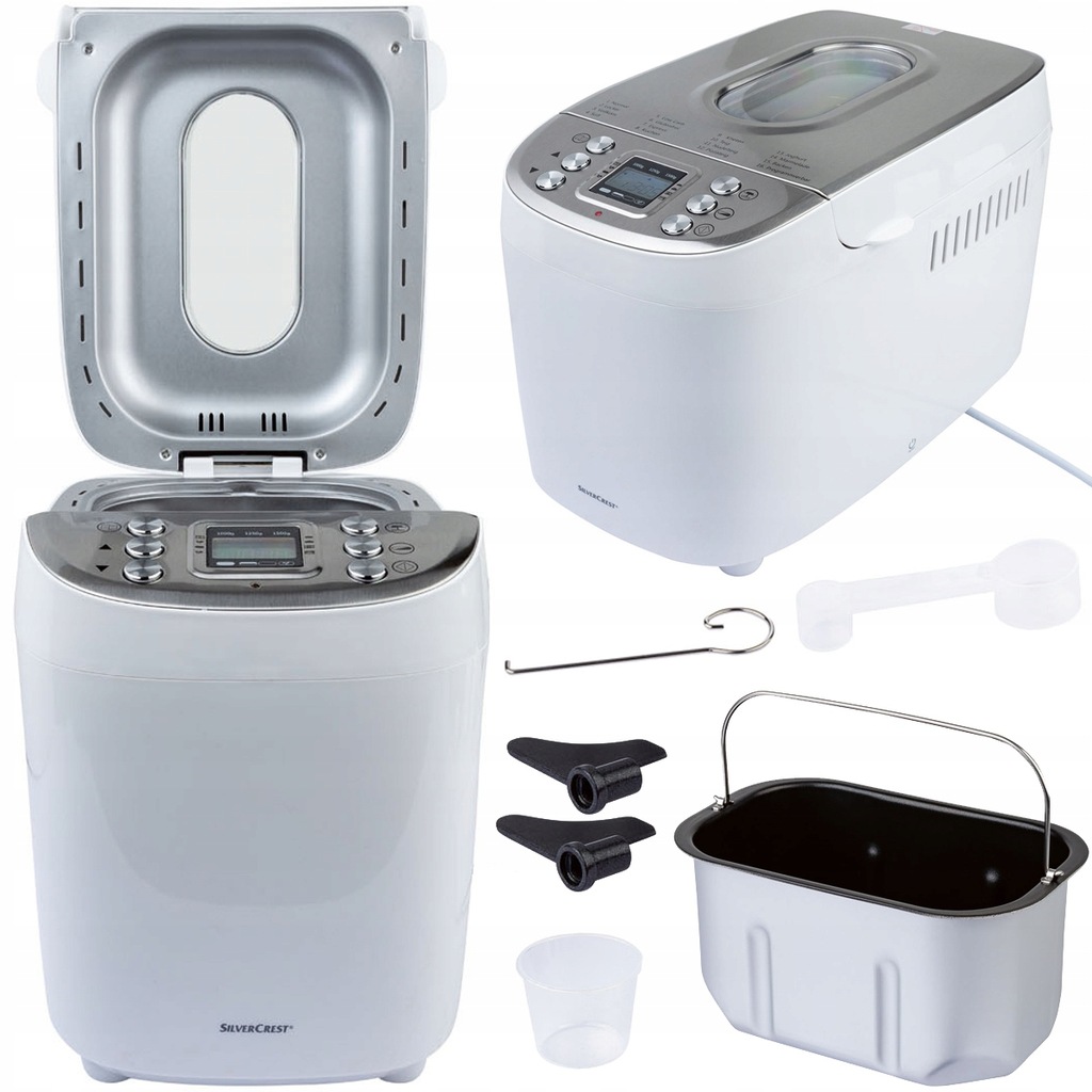 Automat do pieczenia chleba SilverCrest SBB 850 850W Wypiekacz 16 Programów - 16733926279 ...