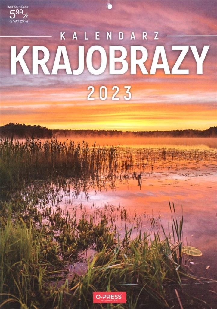 Kalendarz ścienny na rok 2023 A4 Krajobrazy - 12712379938 - oficjalne archiwum Allegro