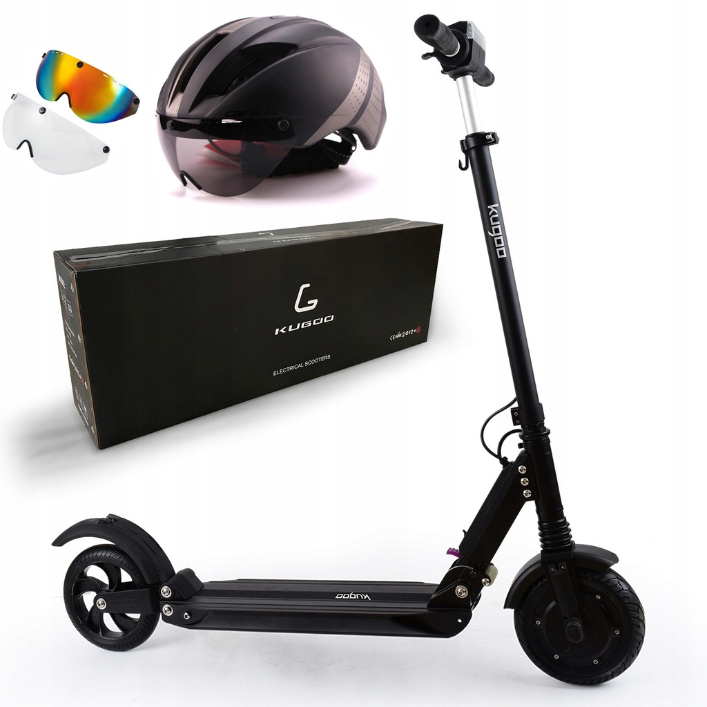 Kugoo Hulajnoga Elektryczna S3 350W 30km/H LCD - 13527552596 - oficjalne archiwum Allegro