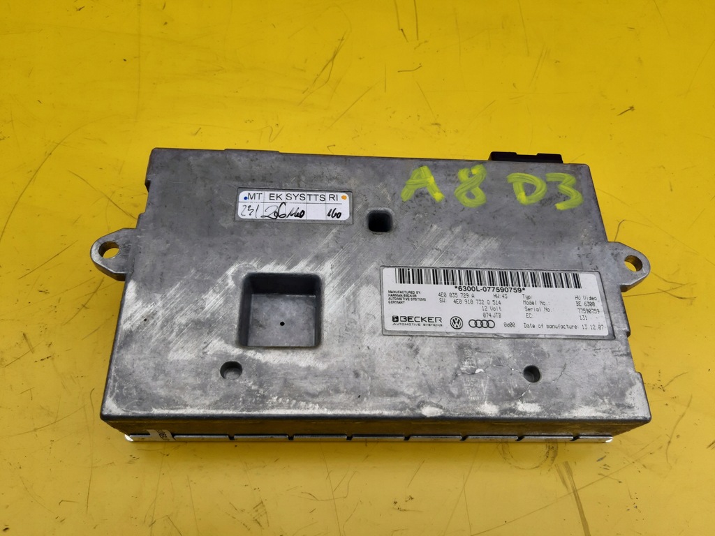 AUDI A8 D3 MODUŁ STEROWNIK MMI - 8854997980 - oficjalne archiwum Allegro