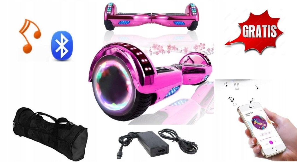 DESKOROLKA ELEKTRYCZNA HOVERBOARD 6,5 CALA BT LED - 12083747087 ... DESKOROLKA ELEKTRYCZNA HOVERBOARD 6,5 CALA BT LED - 12083747087 ...