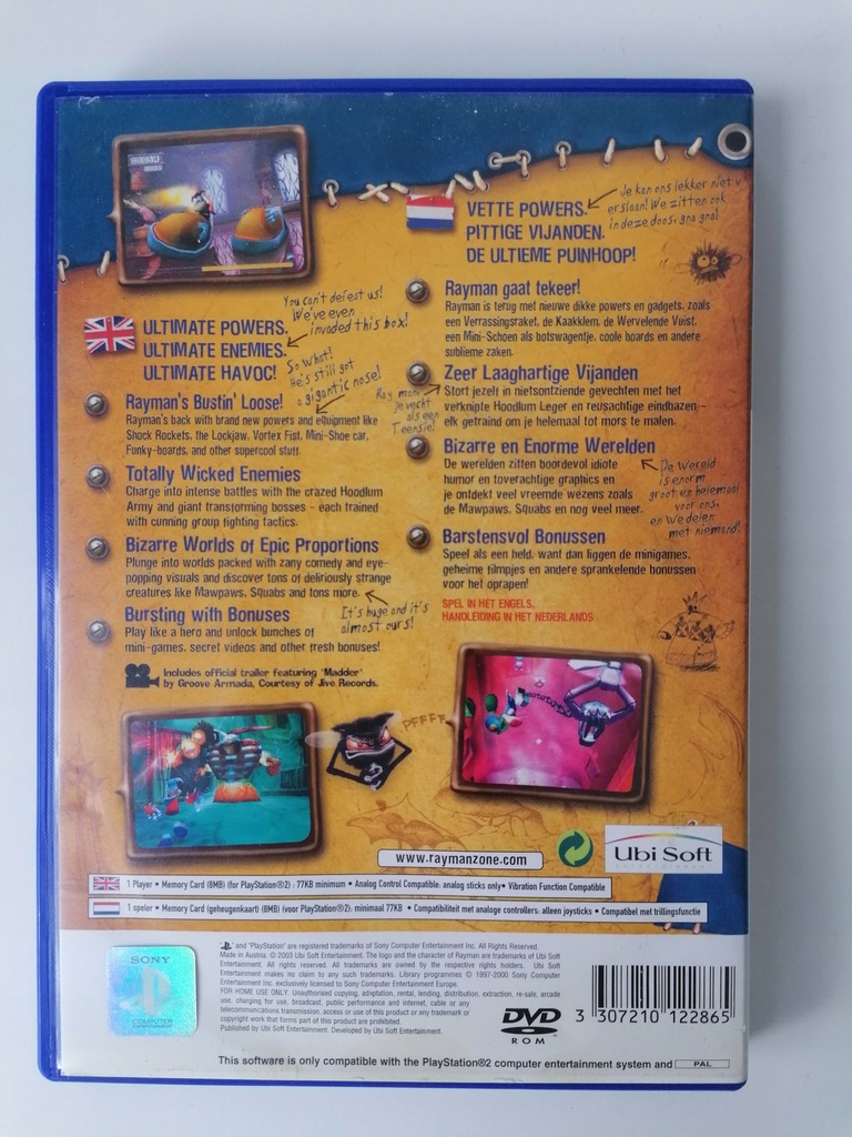 RAYMAN 3 HOODLUM HAVOC PS2 PAL ENG - 12447832354 - oficjalne archiwum ...
