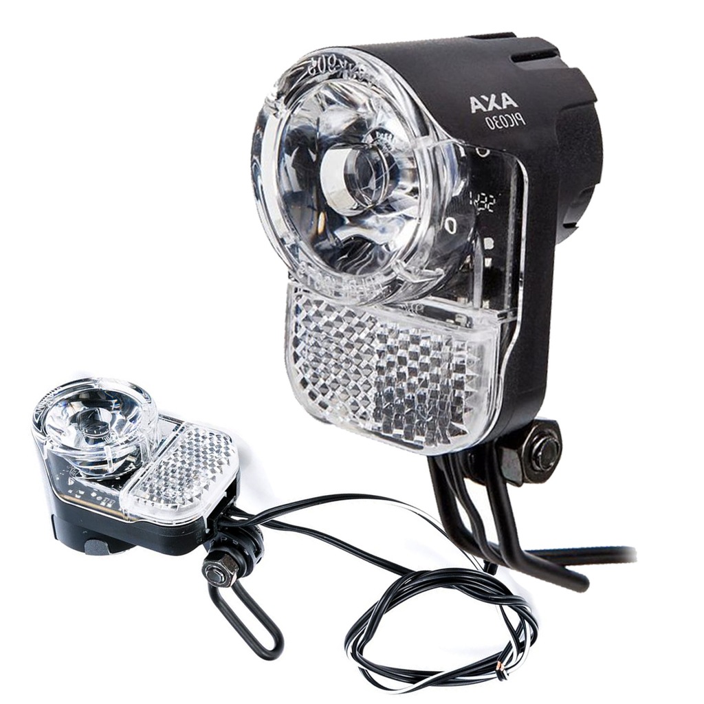 Lampka LAMPA Przód PRĄDNICA/DYNAMO AXA Pico 30 LUX - 7563767477 ...