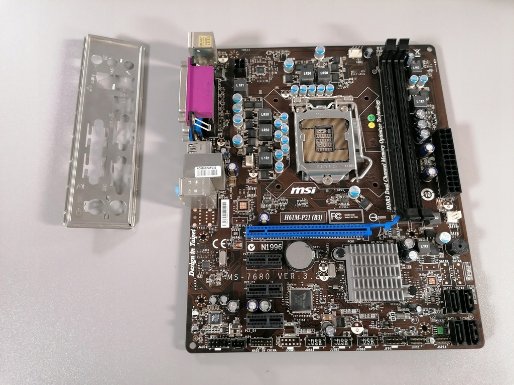 Płyta główna MSI H61M-P21 DDR3 LGA115 MS-7680 - 12608600717 - oficjalne ...