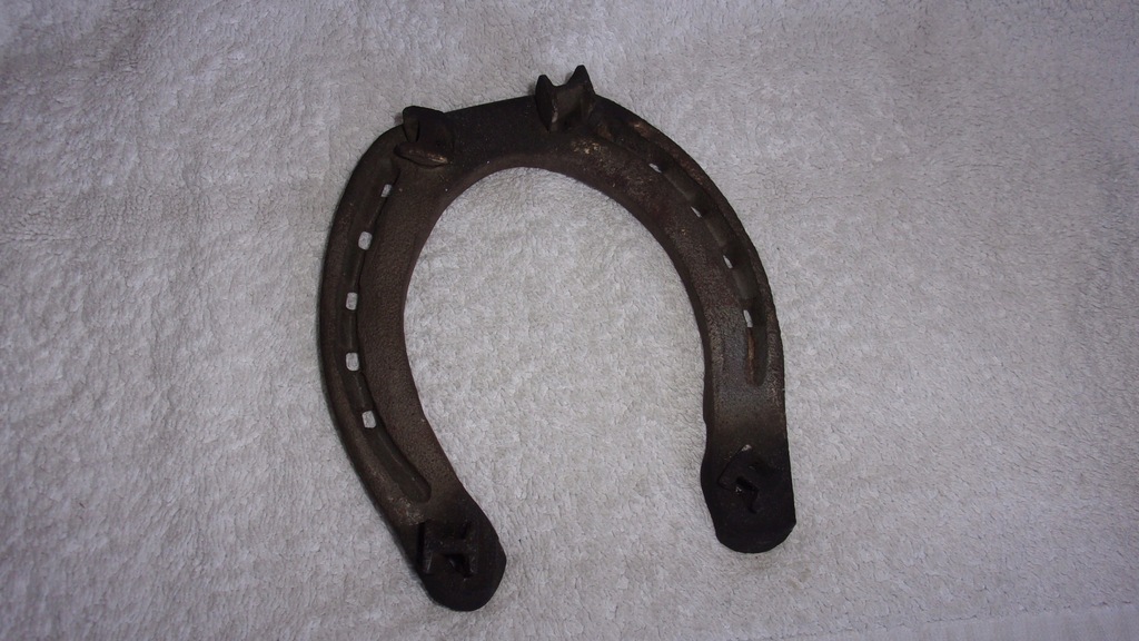 podkowa końska oryginalna prawdziwa stalowa 715 g - 12586076973 ...