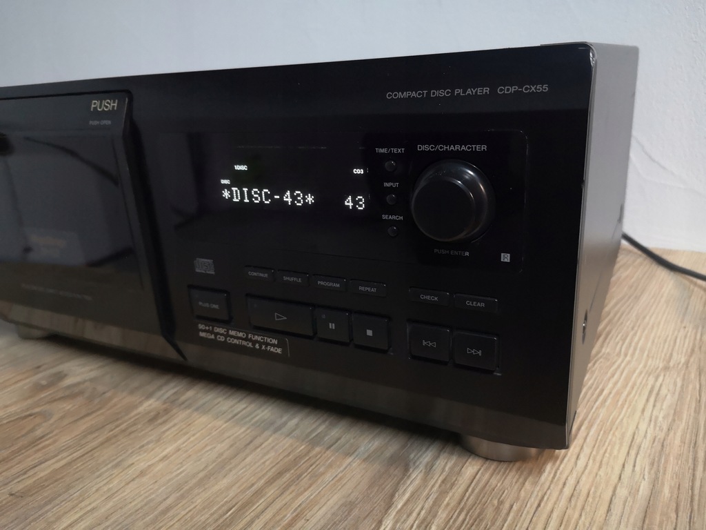 SONY CDP-CX55 Odtwarzacz CD/Zmieniarka 50 CD - 11619551450 - oficjalne ...