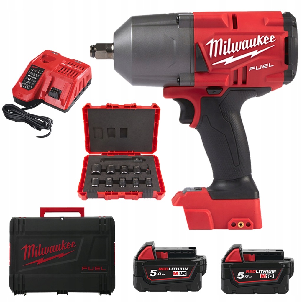 Klucz udarowy 1/2 18V Milwaukee M18FHIWF12-502X - 12550677346 - oficjalne archiwum Allegro