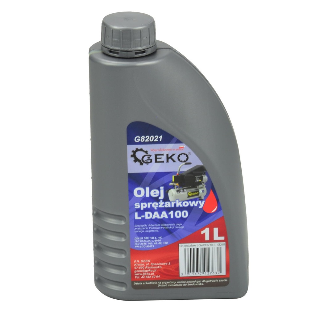 OLEJ SPRĘŻARKOWY LDAA100 1L PNEUMATYCZNY KOPRESORA - 9922071781 - oficjalne archiwum Allegro