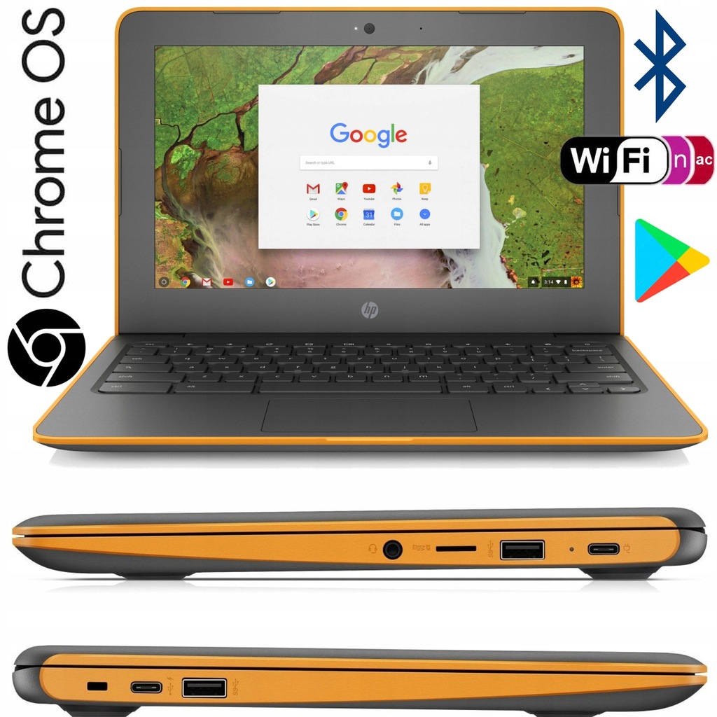 HP 11A G6 EE Chromebook A4-9120C 4GB DDR4 8GB SSD - 12800689807 ...