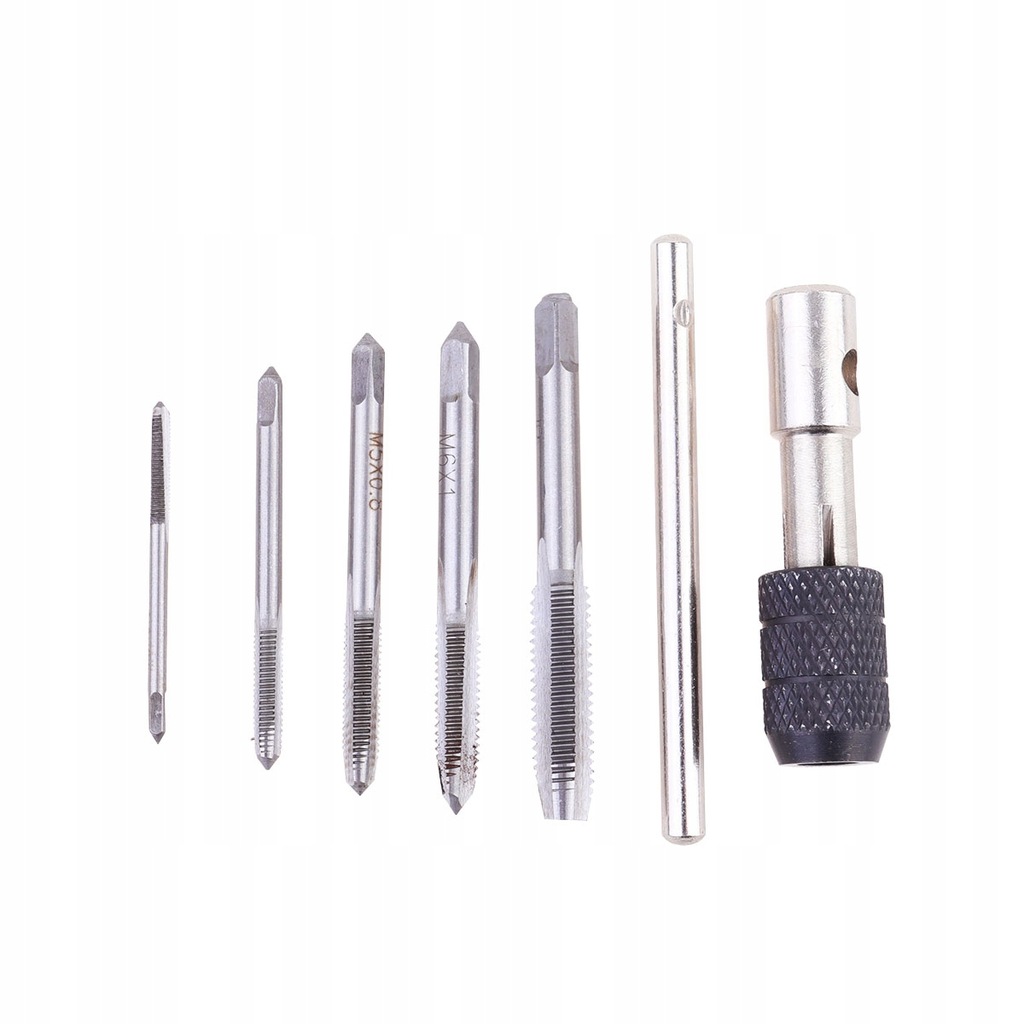 T Type Machine Hand Screw Thread Tap Reamer 6 Pcs - 13302415221 ...